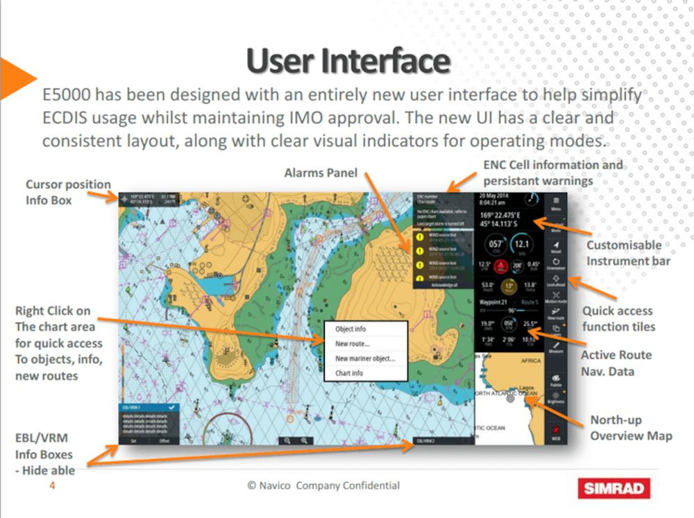 Simrad E5024 ECDIS system | Simrad Commercial