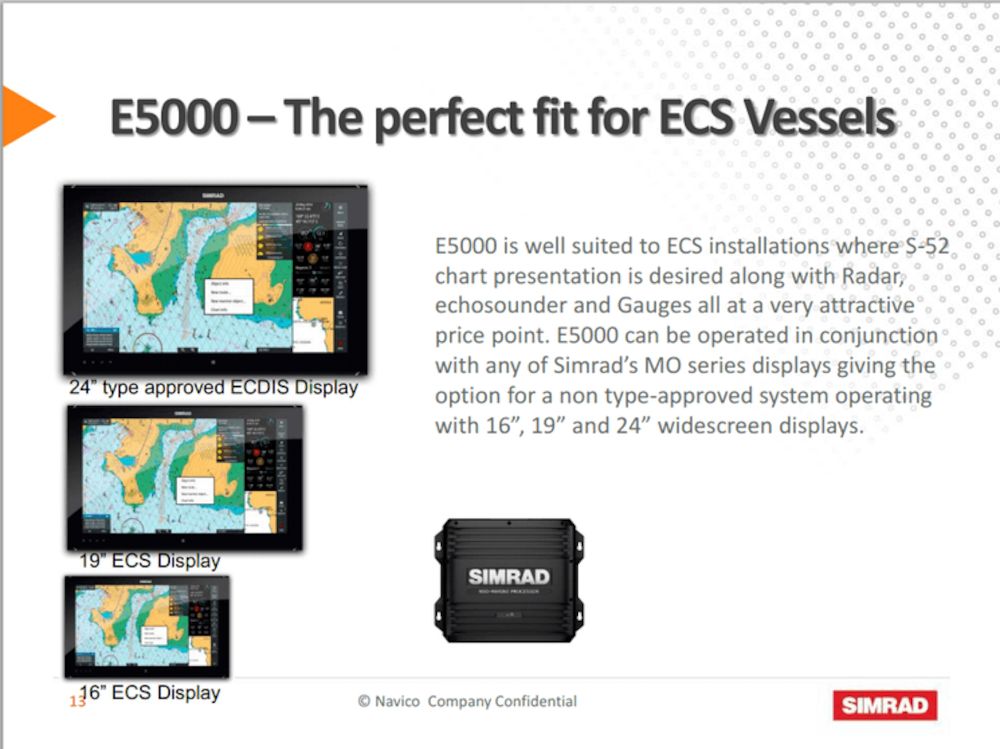 Simrad E5024 ECDIS system | Simrad Commercial